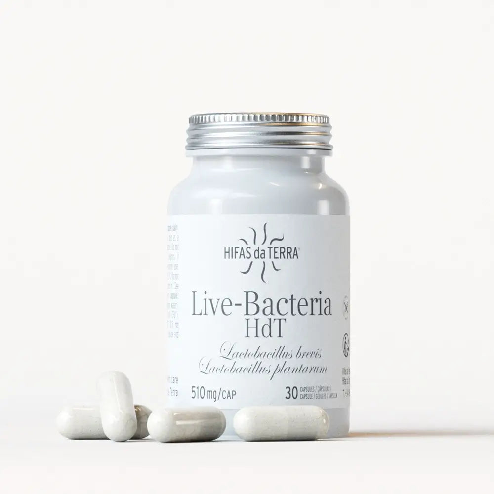Live Bacteria Probiotics Capsules [30 caps] 1 billion CFUs | Hifas da Terra